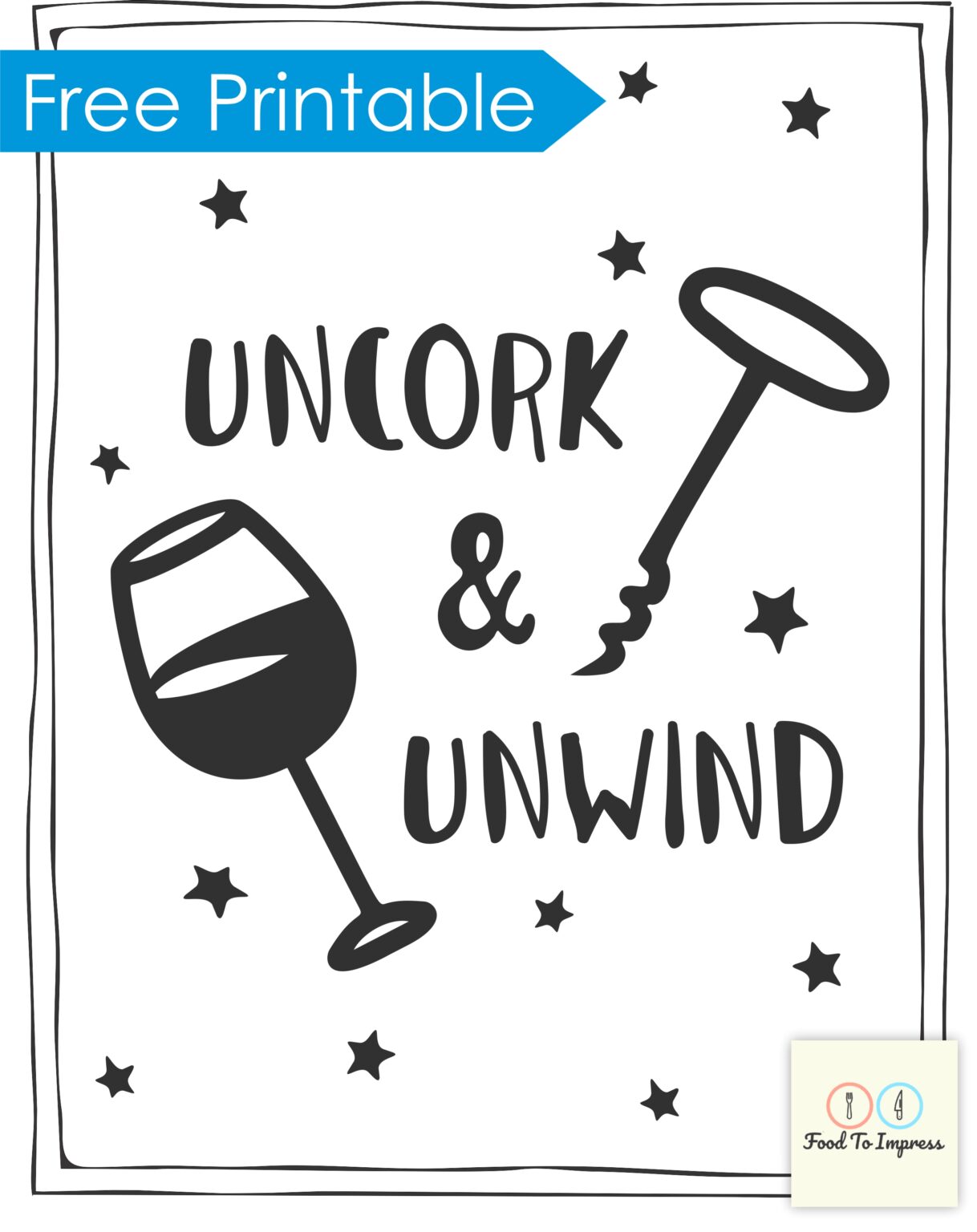 Printable Kitchen Quotes - FREE PDF - Food To Impress