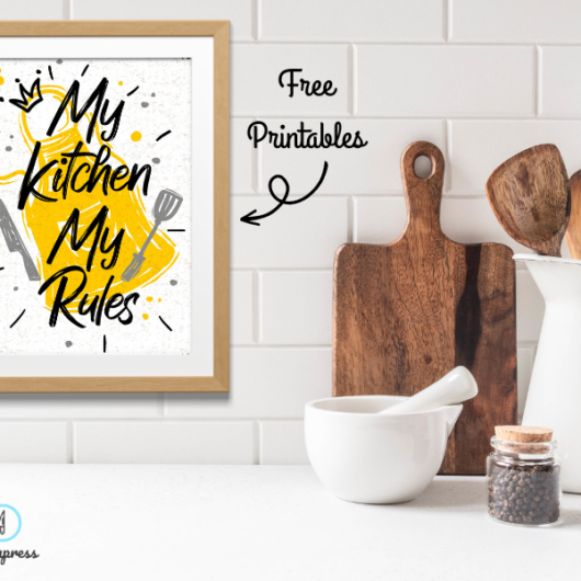 Printable Kitchen Wall Art - Food To Impress