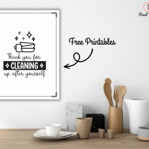 Printable Kitchen Wall Art - Food To Impress