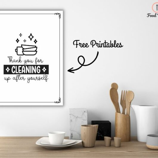 Printable Kitchen Wall Art - Food To Impress