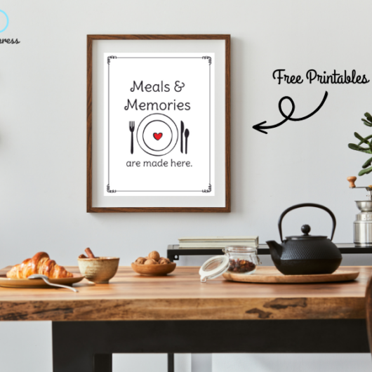 Printable Kitchen Wall Art - Food To Impress